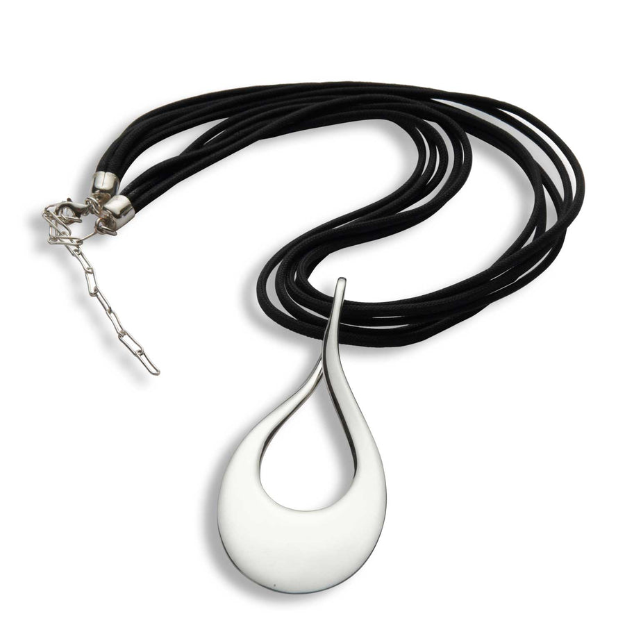 Pan Silver Twist Necklace – Corazon Latino